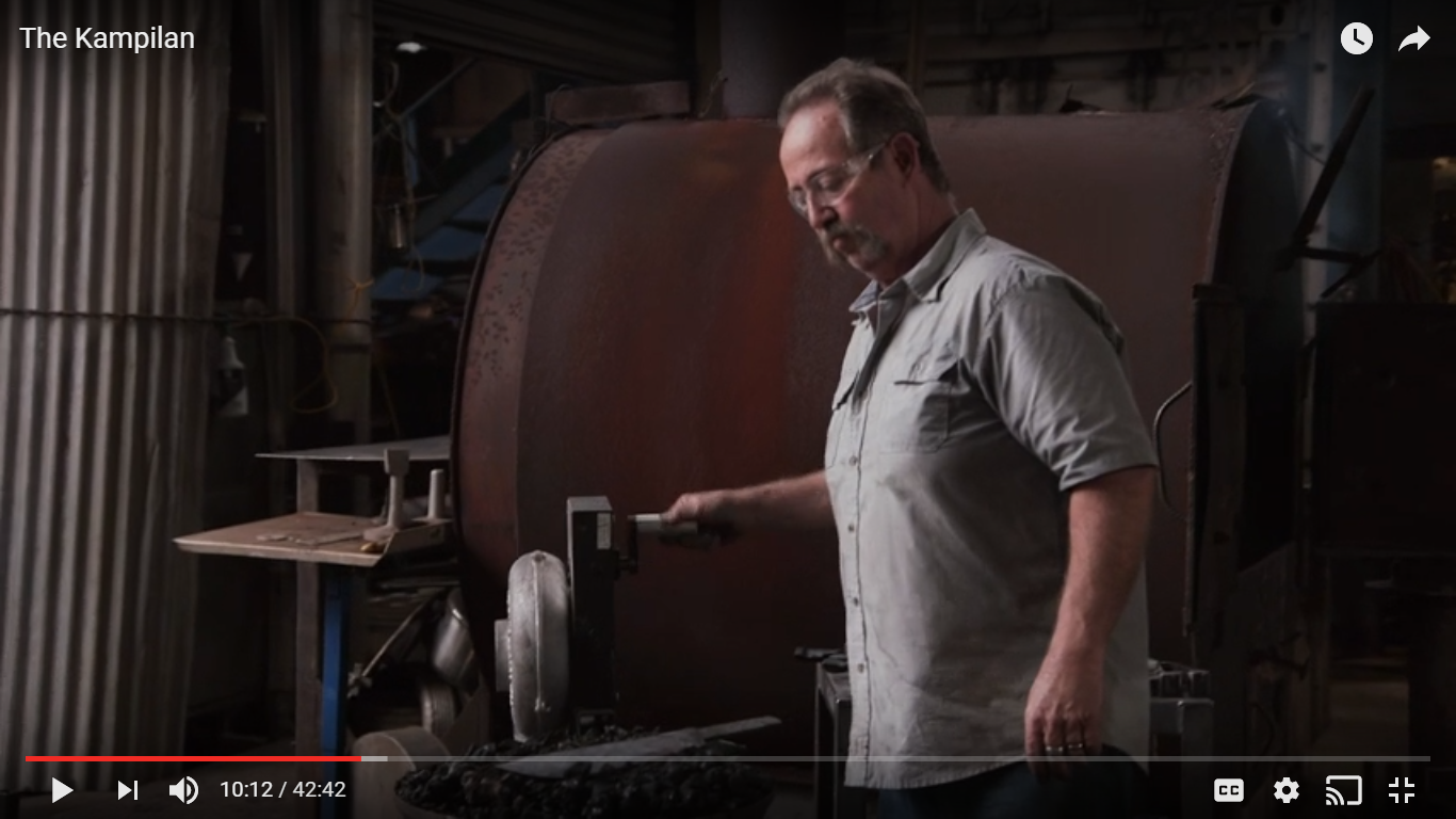 Leland Stone, owner of "Indian Wells Forge." Blacksmith, bladesmith ...